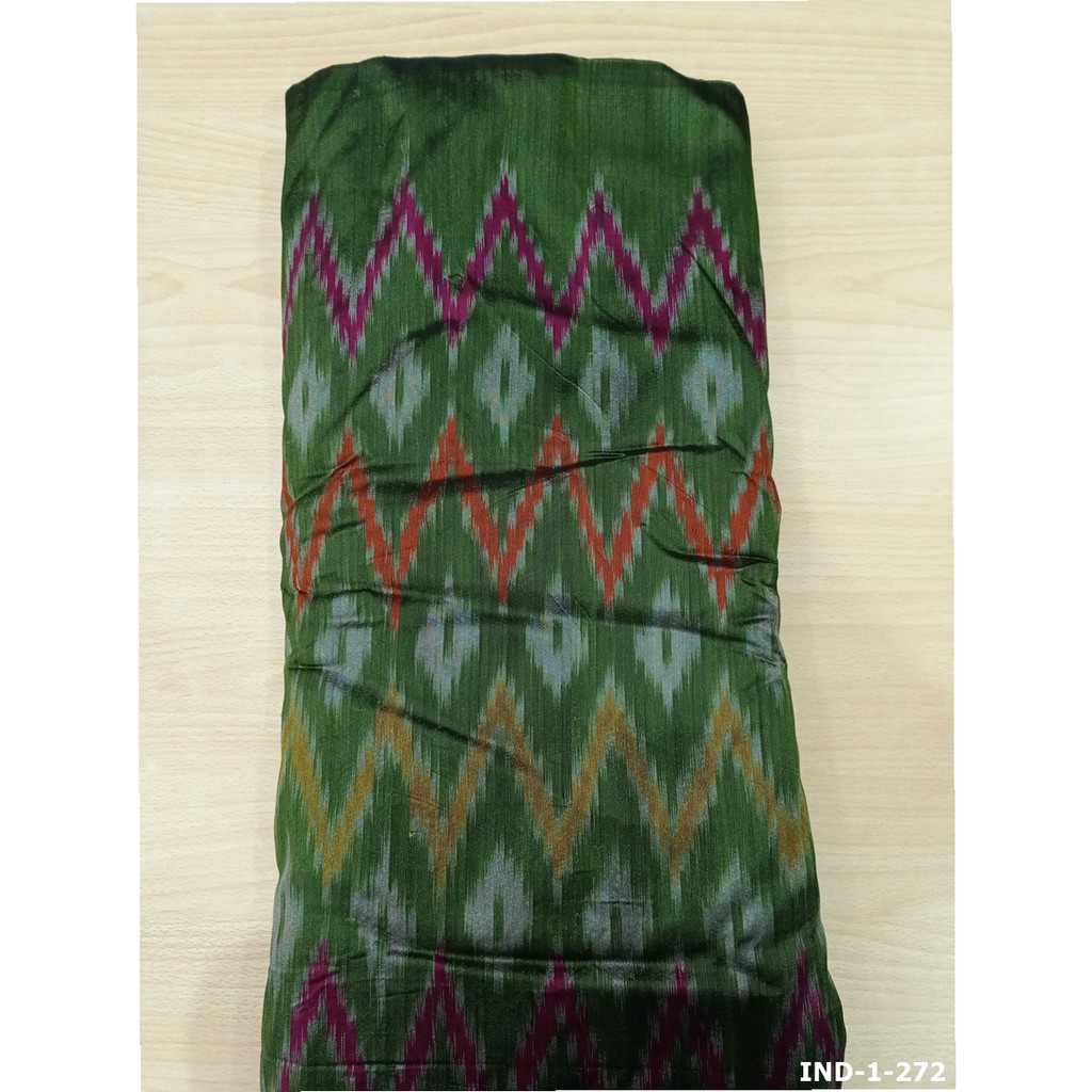 Jual Kain Tenun Ikat Sutra Bugis Makassar Hijau Lumut - Tenun Sengkang ...