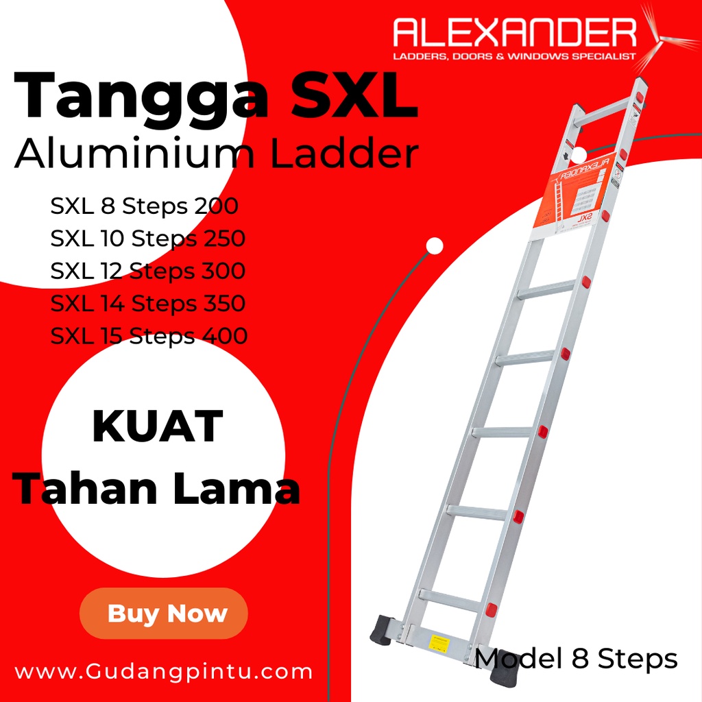 Jual Alexander Tangga Tipe SXL 14 Steps | Shopee Indonesia