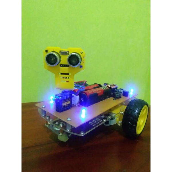 Jual Arduino Project Source Code Smart Car Robot Arduino 2 In 1 Avoid Obstacle And Remote