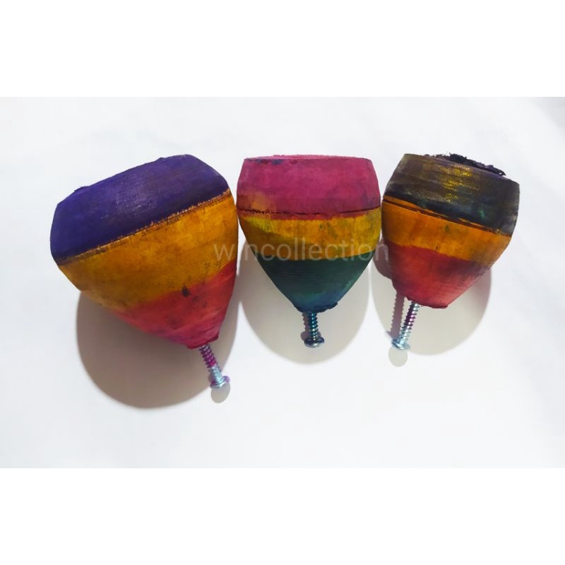 Jual GASING KAYU Permainan Jadul/Permainan Jadoel gasing kayu/gasing ...