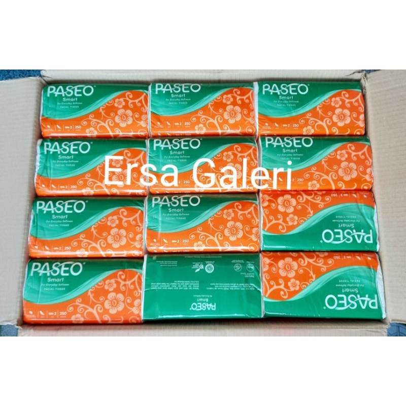 Jual Tissue / Tisu Paseo Smart 250 sheets 2 ply refill facial tissue ...