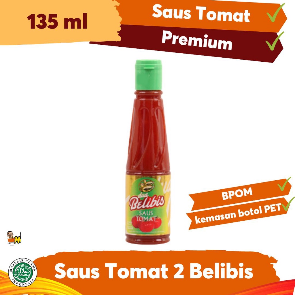 Jual Saus tomat Cap Dua Belibis 135 ml / Saos Tomat Dua Belibis ...