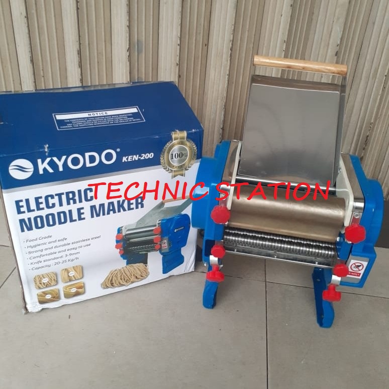 Jual Mesin mie kyodo listrik 2mm/6mm KYODO KEN 200 penggiling mie ...