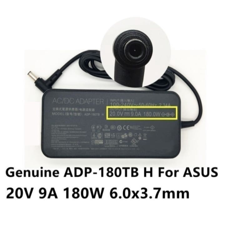 Jual ASUS Adaptor Charger Asus ROG Zephyrus G14 GA401IV GA502 GA502D ...