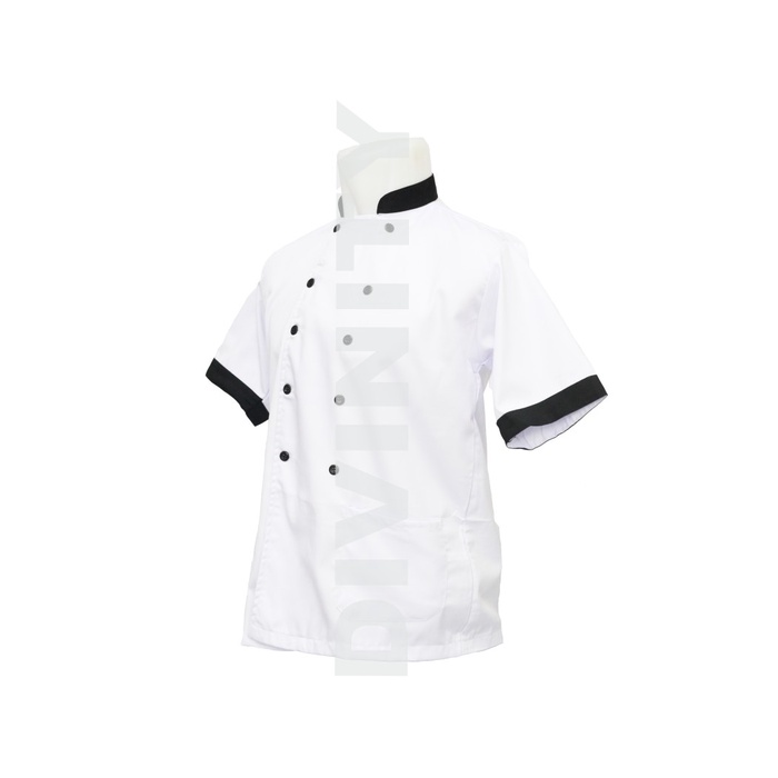 Jual PRIA-KOKI-SERAGAM- BAJU KOKI CHEF UKURAN JUMBO PUTIH TANGAN PENDEK ...