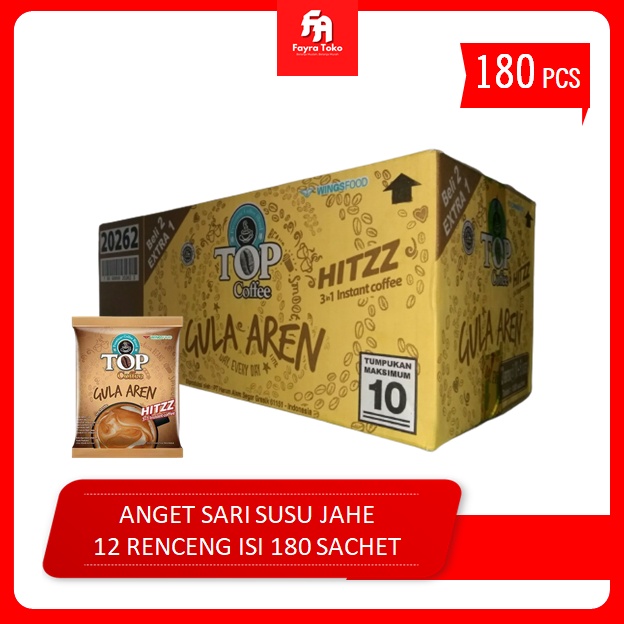 Jual TOP COFFEE / KOPI TOP GULA AREN 1 DUS 180 SACHET Indonesia|Shopee ...