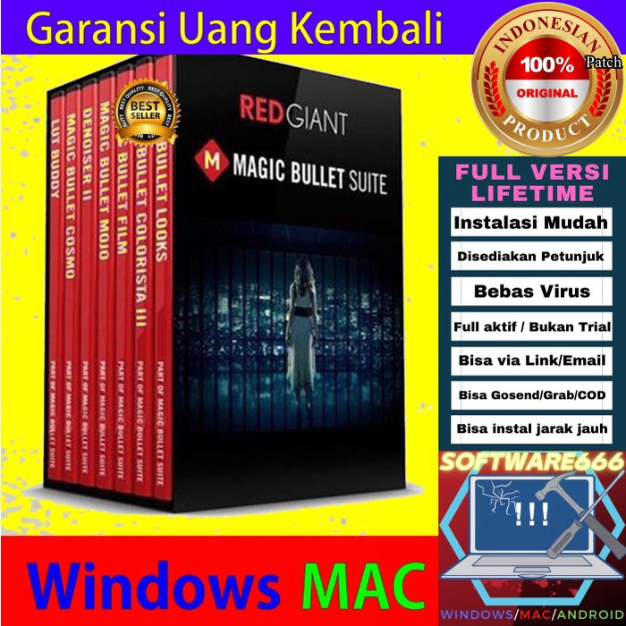 Jual Plugin Koreksi Warna dan Film Look: Red Giant Magic Bullet Suite ...