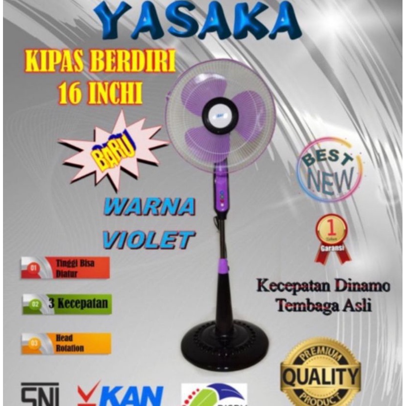 Jual KIPAS ANGIN BERDIRI 16 INCH KIPAS BERDIRI YASAKA KIPAS YASAKA ...