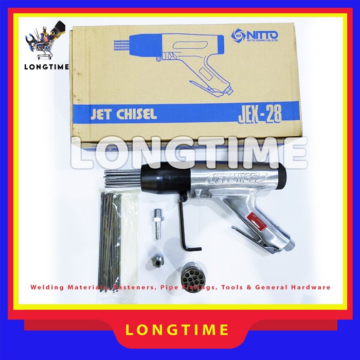 Jual Nitto khoki Jet Chisel JEX-28 Needle Scaler Original Made in Japan JEK 28 mesin | Shopee ...