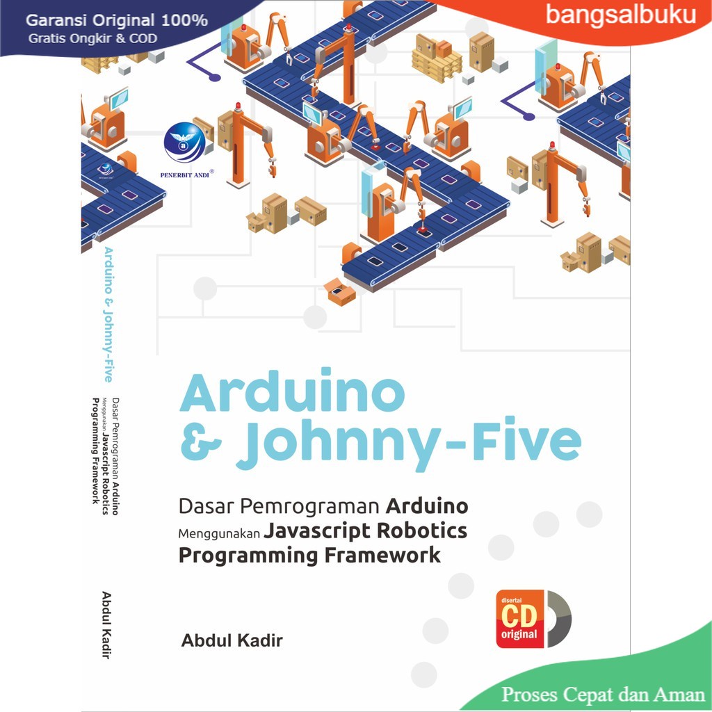 Jual Original 100 Arduino Dan Johnny Five Dasar Pemrograman Arduino Menggunakan Javascript