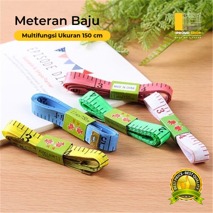 Jual METERAN JAHIT, METERAN BAJU, METERAN UKUR BADAN, UKURAN 150CM ...