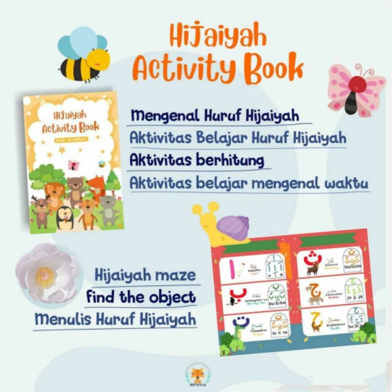 Jual Hijaiyah Activity Book/Hijaiyah and Tajwid Book Series Indonesia ...