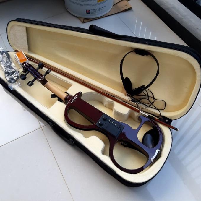 Jual Biola Elektrik Vienna Original 4/4 Lengkap Siap Pakai | Shopee ...