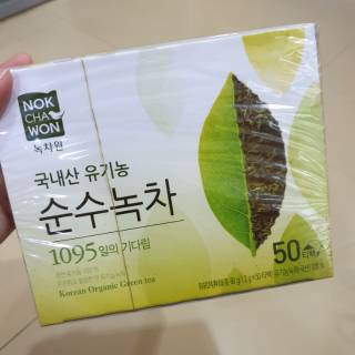 Jual NOK CHA WON Korean Organic Green Tea isi 50 tea bag | Shopee Indonesia