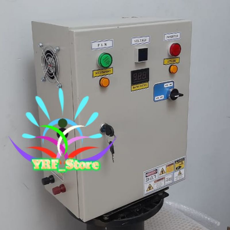 Jual Panel ATS Inverter 2000 Watt PSW Smart Charger 10A Dual Mode ...