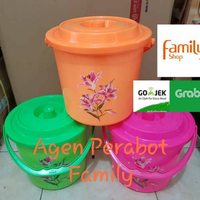 Ember Plastik / Ember Air Serbaguna 12 Liter SHINPO 3 Galon | Shopee ...