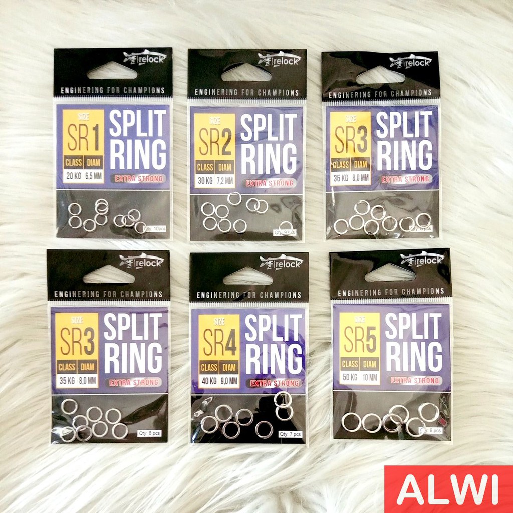 Jual FIRELOCK FLAT SPLIT RING ANTI KARAT | Shopee Indonesia