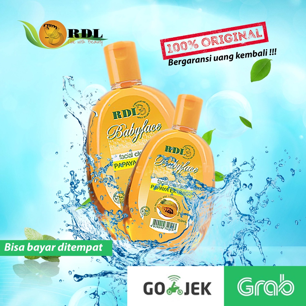 Jual RDL Babyface Facial Cleanser Papaya Original | Shopee Indonesia