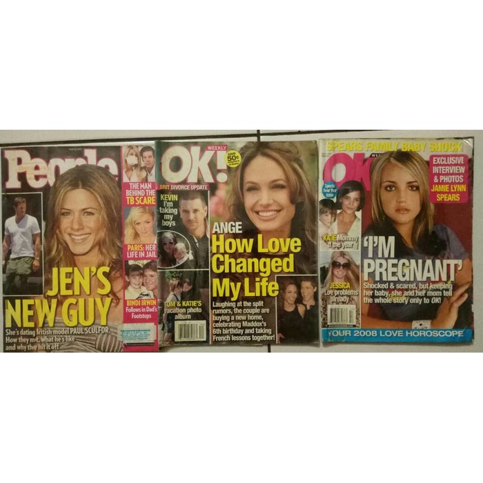 Jual Magazine OK! Celebrity people/ majalah bahasa inggris / majalah ...