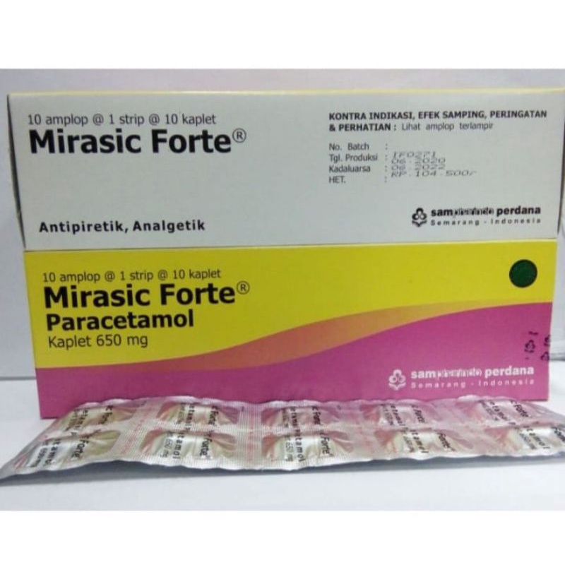 Jual Mirasic Forte Kaplet (100's) | Shopee Indonesia