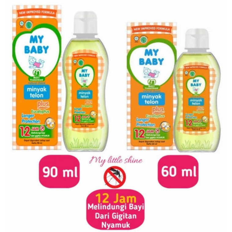 Jual My Baby Telon Plus 12 jam 60 ml, 90 ml | Shopee Indonesia