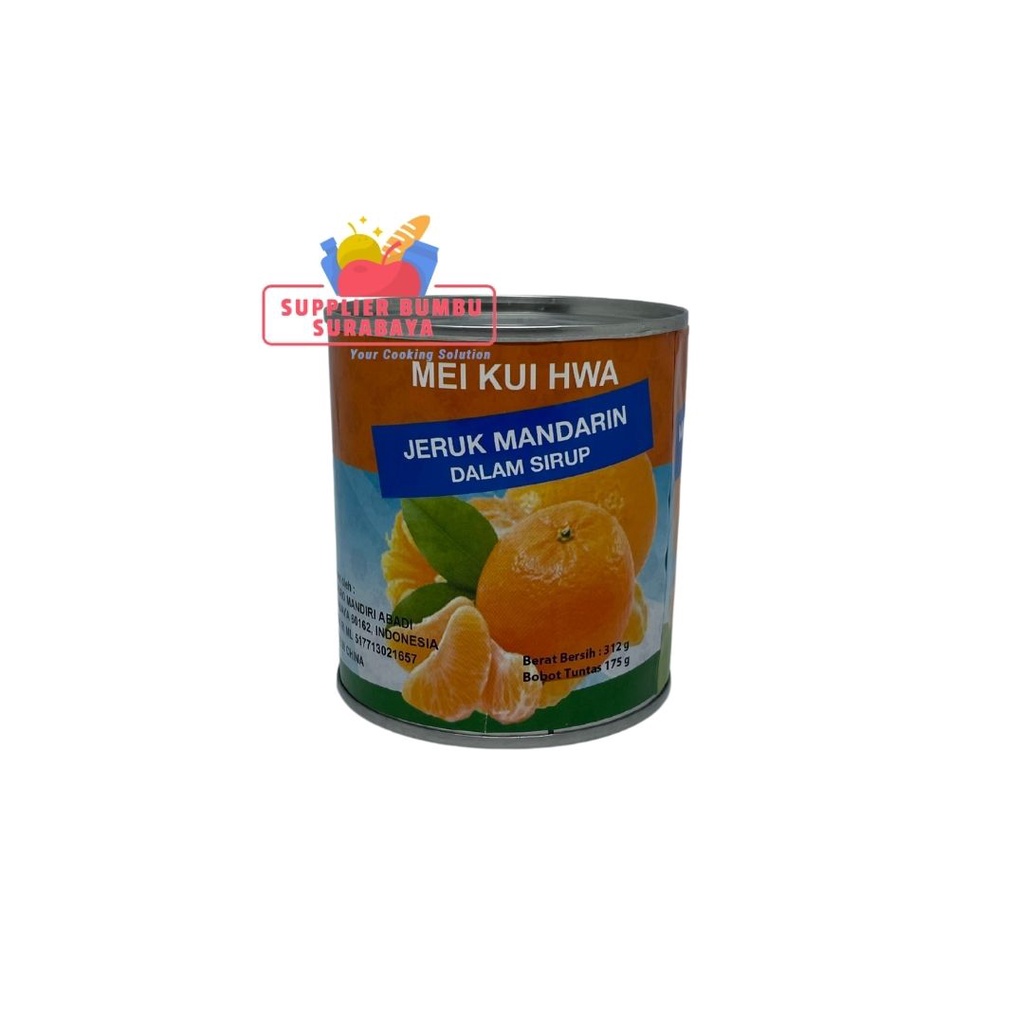 Jual Mei Kui Hwa - Mandarin Orange in Syrup / Buah Jeruk Kaleng 312g ...