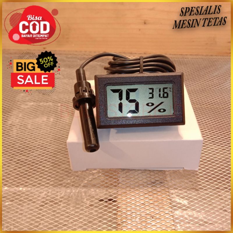 Jual Termometer Hygrometer Termohygrometer Pengukur Suhu dan Indonesia ...