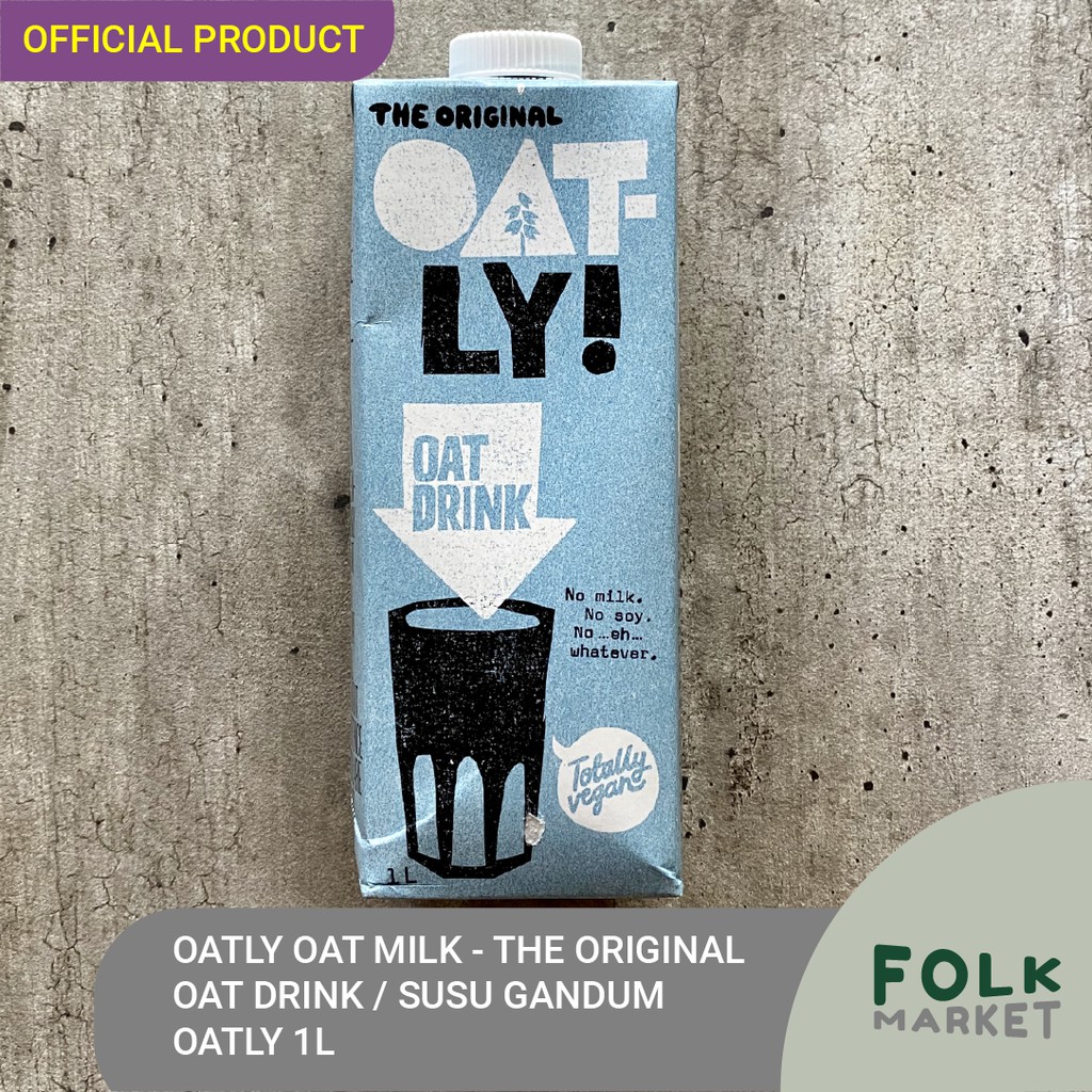 Jual OATLY Original Oat Milk - The Original Oat Drink / Susu Gandum ... Jual OATLY Original Oat Milk - The Original Oat Drink / Susu Gandum ...