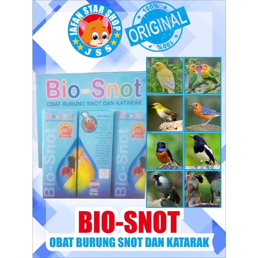 Jual Ebod Bio Snot Obat Sakit Mata Burung Lovebird Kenari Kacer Murai ...