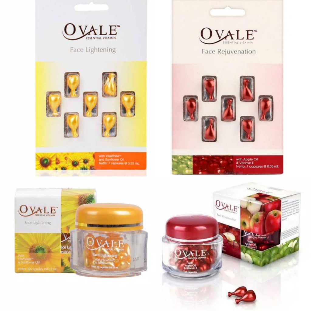 Jual Ovale Face Lightening / Ovale Essential Vitamin(7/30 kapsul ...