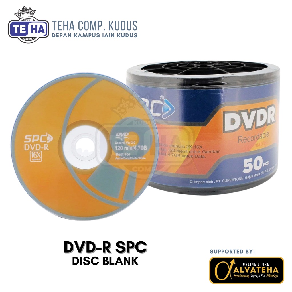 Jual DVDR SPC DVD R Kosong DVD Blank Disc Burning Full HD DVD Player ...