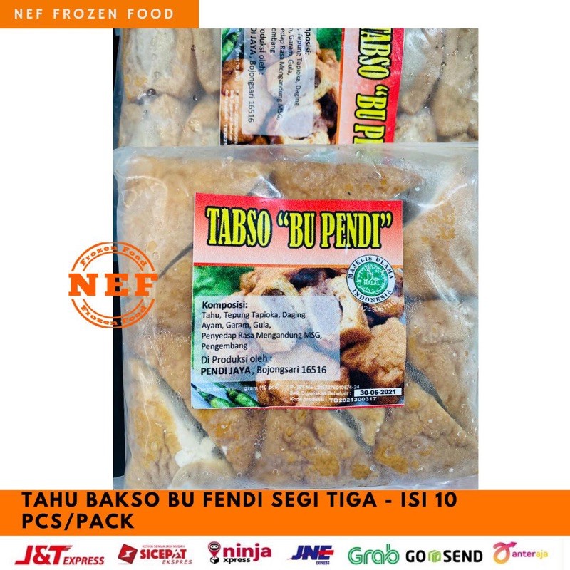 Jual Tahu bakso bu pendi segitiga isi 10pcs | Shopee Indonesia