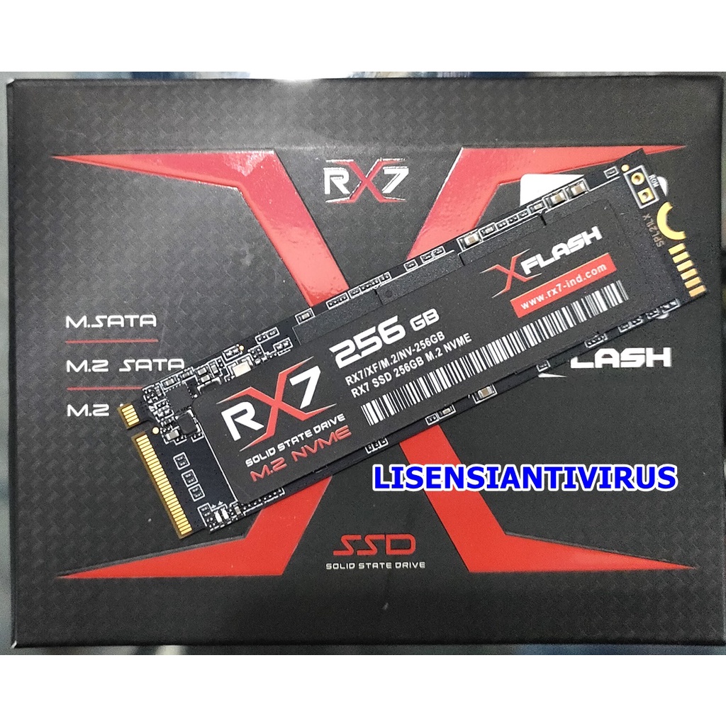 Jual SSD M2 NVME M.2 NVME M2NVME 256GB RX7 RESMI GARANSI 3 TAHUN ...