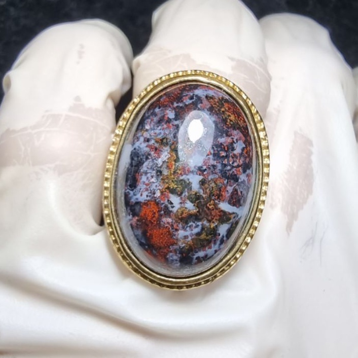 Jual Badar Besi Pancawarna Crystal Hematite Chalsedhony NTE Video On ...