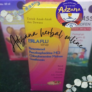 Jual erlaflu sirup batuk demam,pilek,sakitkepala,influenza | Shopee ...