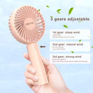 Jual GROTIC Kipas Angin Mini Portable Kipas Kecil Tangan Genggam Meja ...