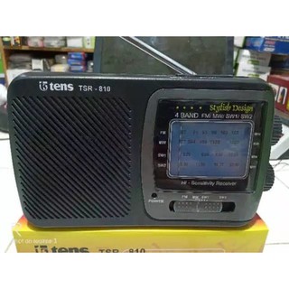 Jual RADIO TENS TSR 810 FM MW SW1 SW2 4 BANDS PORTABLE JADUL | Shopee ...