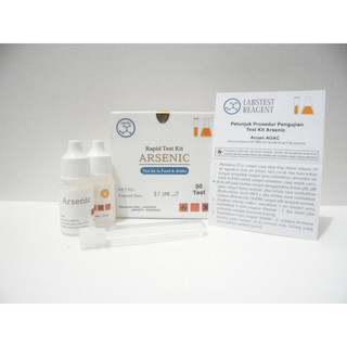 Jual Test Kit Arsen / Arsenic Test Kit As / Reagen Uji Cepat Arsenik ...