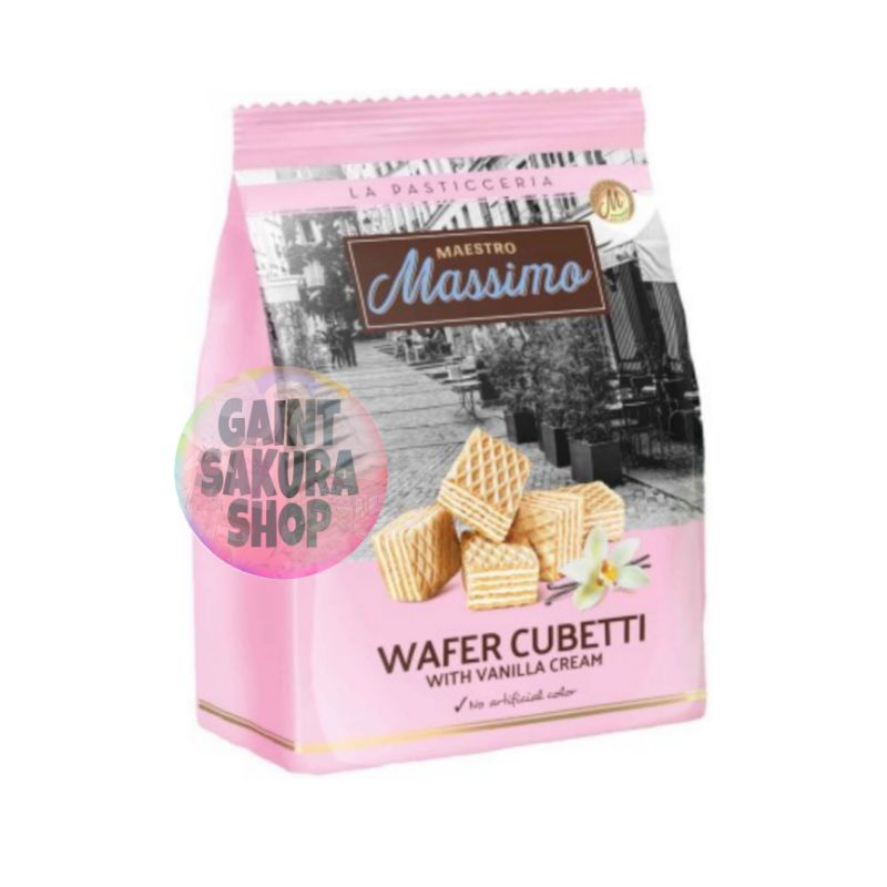 Jual Maestro Massimo Wafer Cubetti Vanilla Bag / wafer italy / wafer ...