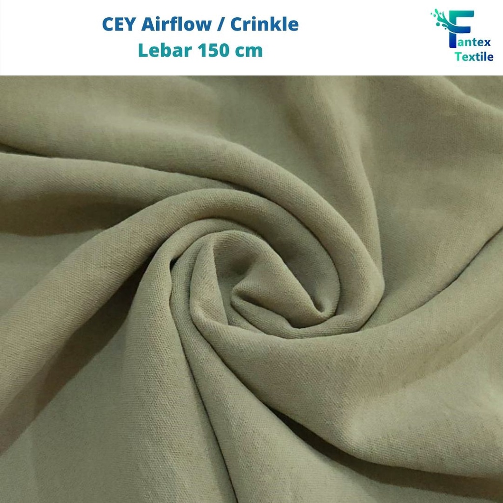 Jual Kain Bahan CEY Airflow Crinkle Cringkel per 0,5 meter Indonesia ...