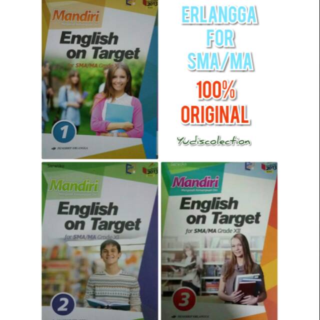 Jual Mandiri English on Target SMA/MA 1, 2, 3 kelas 10,11,12. Mandiri Bahasa inggris Revisi K13 ...