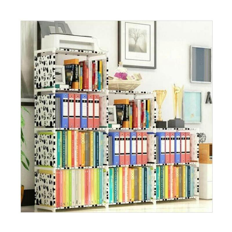 Jual Rak Buku Portable 12 Layer / 3 sisi / Rak Buku Jumbo | Shopee ...