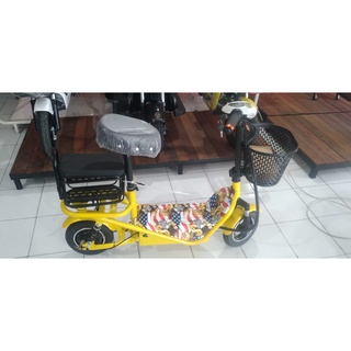 Jual SEPEDA LISTRIK MINI BERKERANJANG / SEPEDA LISTRIK KERANJANG DEPAN ...