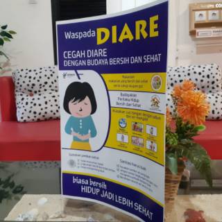 Jual Poster Waspada Diare, Poster Edukasi Diare, Poster Kesehatan ...