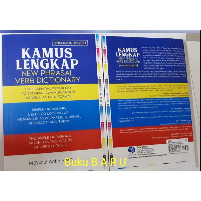 Jual Kamus Lengkap New Phrasal Verb Dictionary Indonesia|Shopee Indonesia
