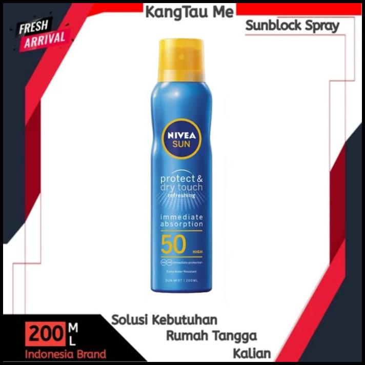 Jual Nivea Sunblock Spray Sun Protect & Refresh Kaleng 200Ml | Shopee ...