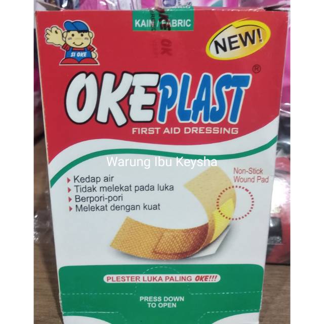 Jual OKEPLAST Plaster Luka / Sachet | Shopee Indonesia