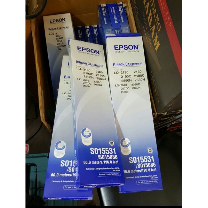 Jual Ribbon Cartridge Epson LQ-2190/2180/2070 100% original | Shopee ...