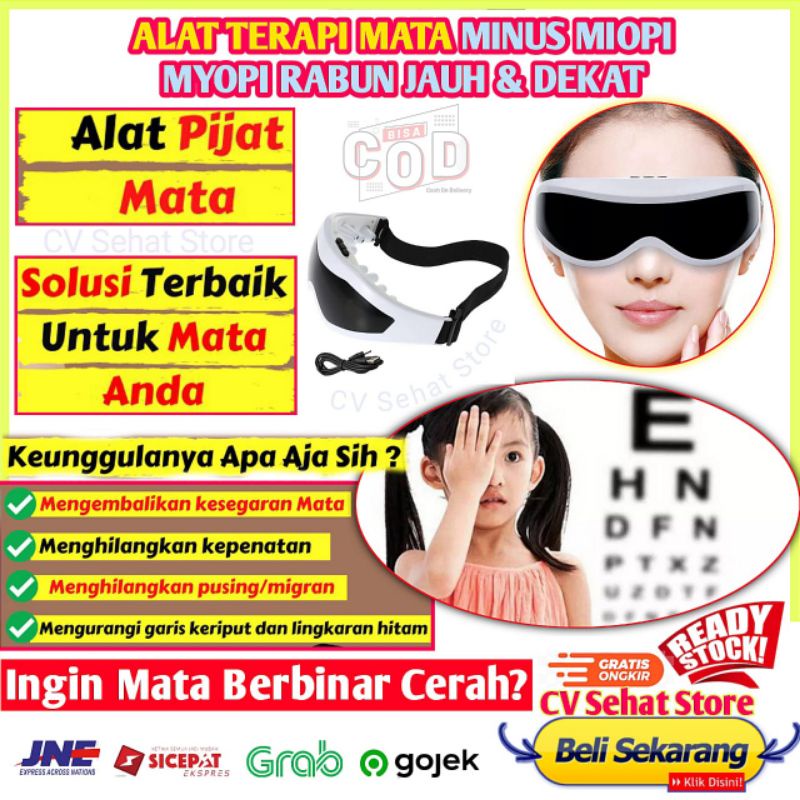 Jual Alat Pijat Mata Terapi Refleksi Mata Elektrik Kacamata Pijit Terapi Miopi Myopia Rabun Jauh ...