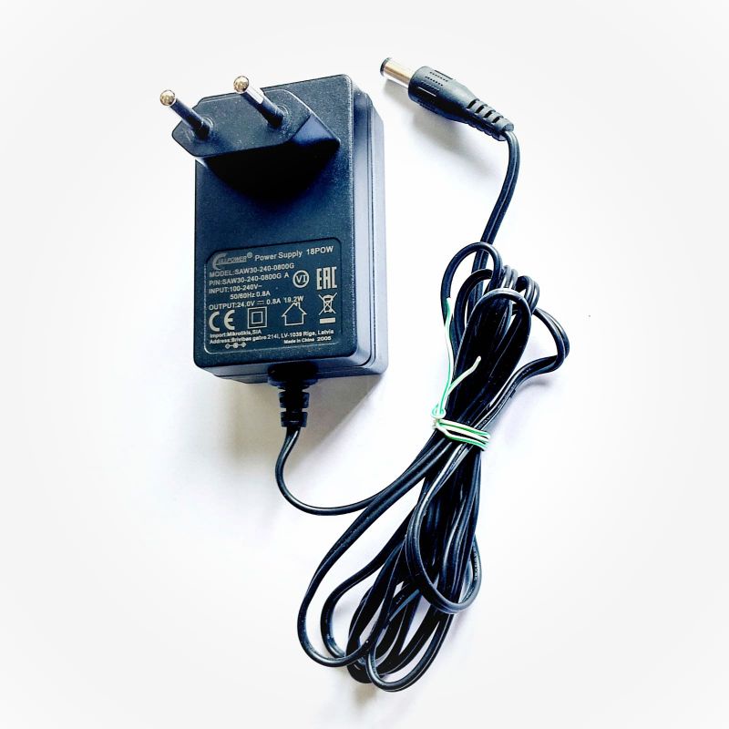 Jual Adaptor 24V 0,8A Mikrotik Router 24 Volt 800 mA Indonesia|Shopee ...